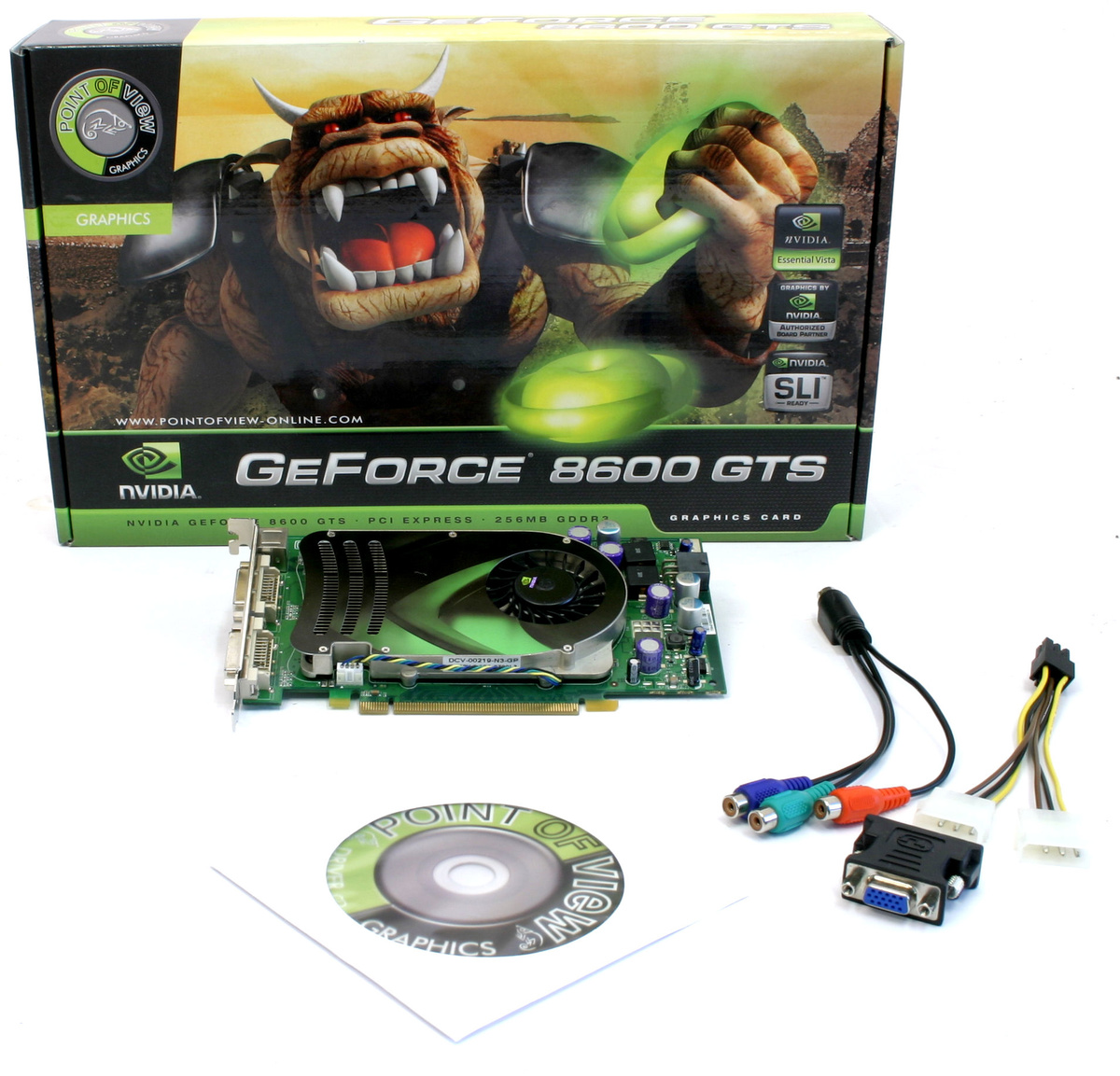 nVidia GeForce 8600 videokaarten vergelijkingstest - Point of View ...