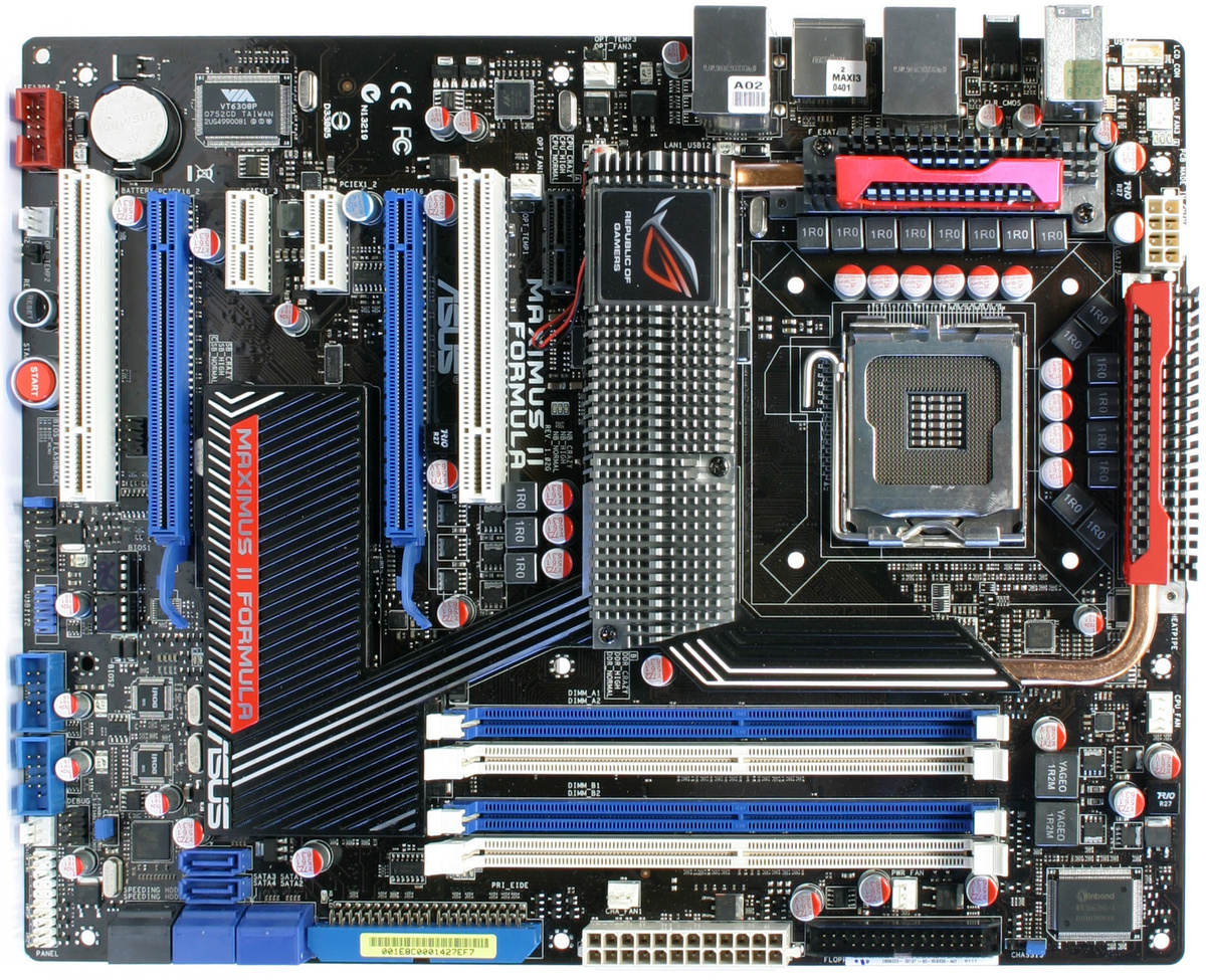 P45 Moederborden Vergelijkingstest - ASUS Maximus II Formula - Hardware ...
