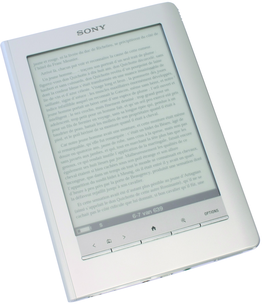 E-readers vergelijkingstest - Sony Reader Touch Edition PRS-600 ...