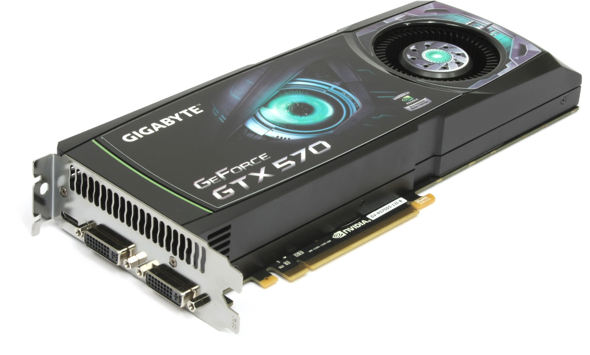 5 nVidia GeForce GTX 570 videokaarten vergelijkingstest - Gigabyte GV ...
