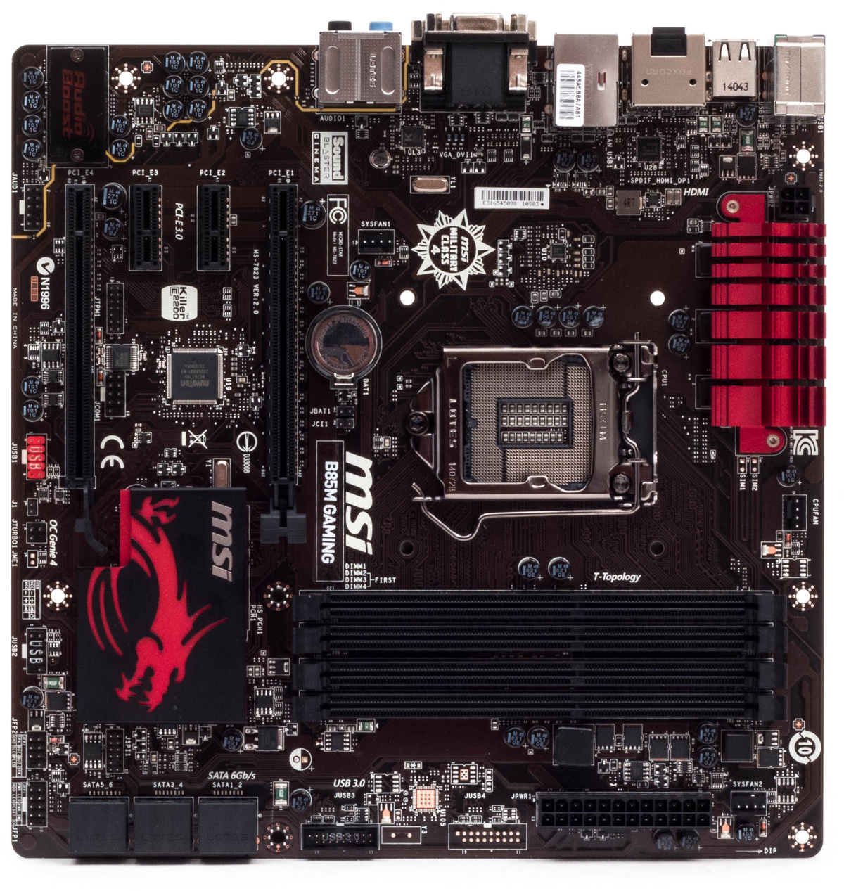 MSI B85M Gaming moederbord review - Hardware Info