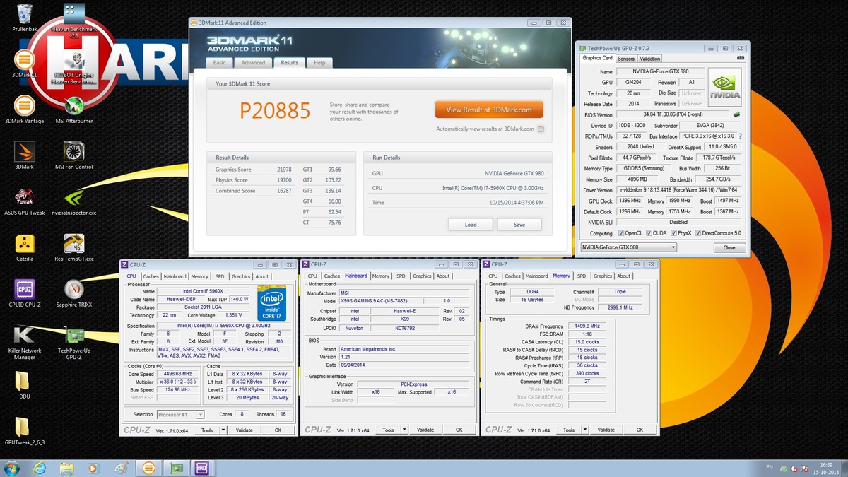 EVGA GeForce GTX 980 Superclocked ACX 2.0 review - Overklokken ...