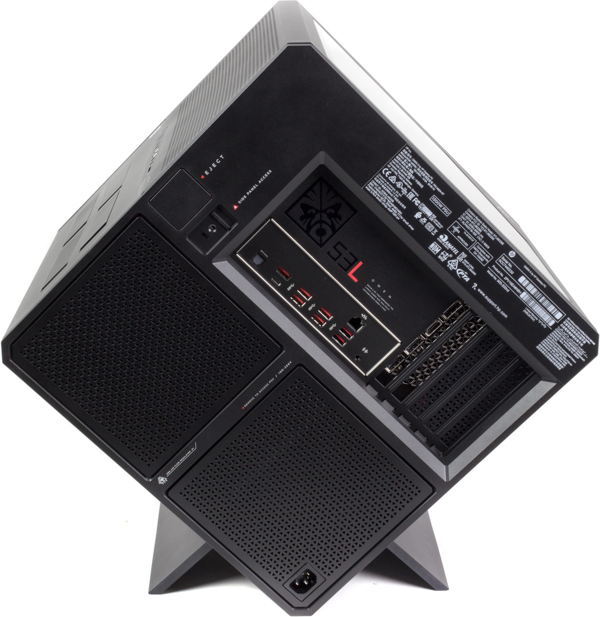 HP Omen X desktop review: groots in het vierkant - Van buiten ...